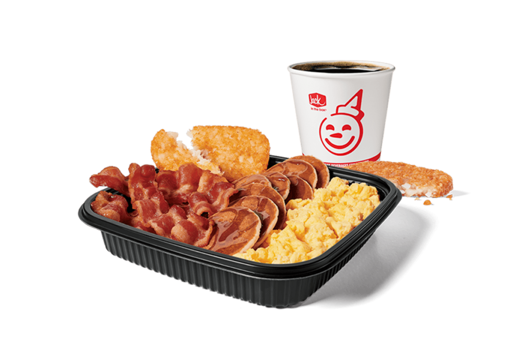 Jumbo Breakfast Platter w/ Bacon Combo Price, Calories